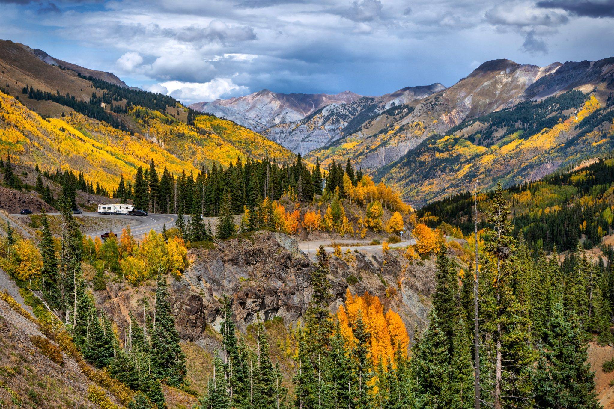 Fall Season in Durango, CO, Ouray, CO, and Bend, OR.